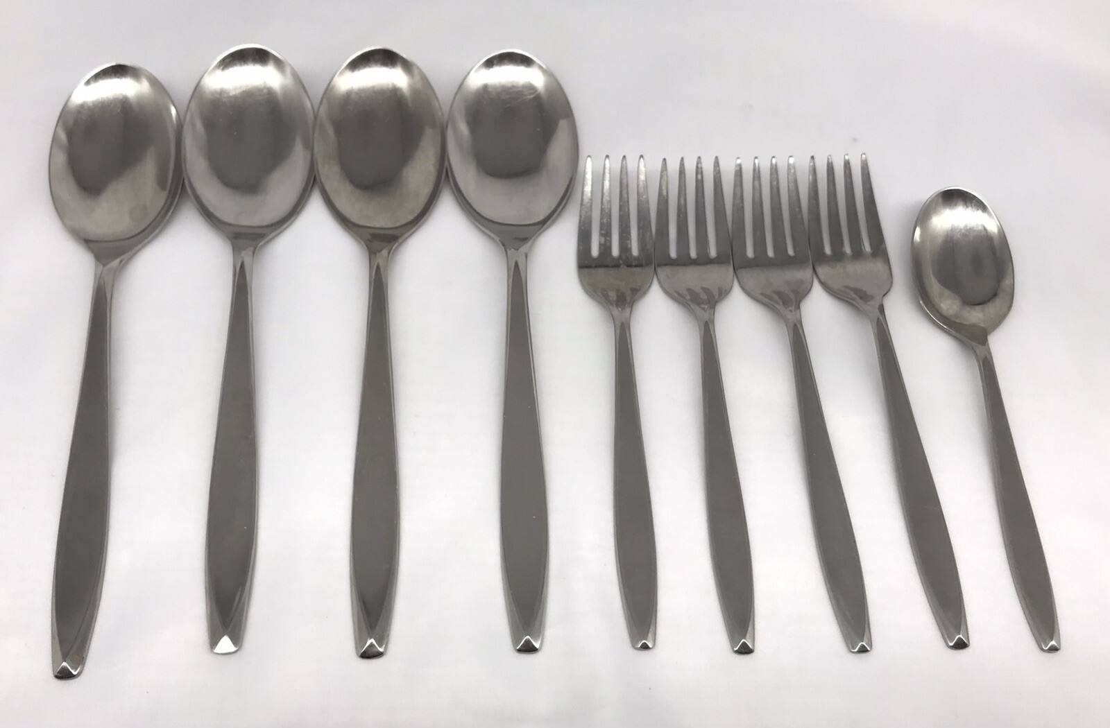 9 Pieces of Insico Nassau Stainless Steel Flatware | eBay