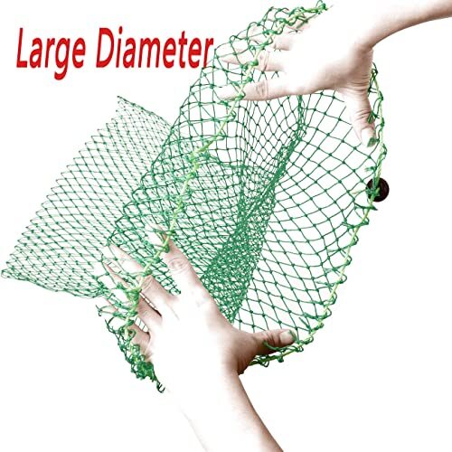 Fishnet Bag Foldable Fishnet Bag Diving Bag 35 Inch Long Fishing Net ...