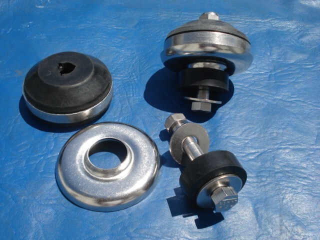 Flathead Ford Engine Mounts STAINLESS STEEL Motor Mounts V-8 Universal ...