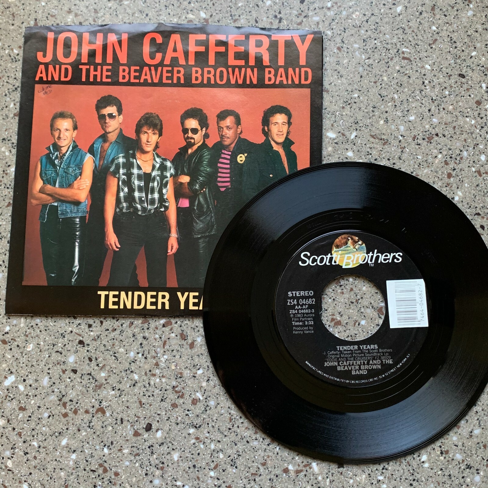 John Cafferty & the Beaver Brown Band Tender Years 7" 45 RPM Vinyl ...