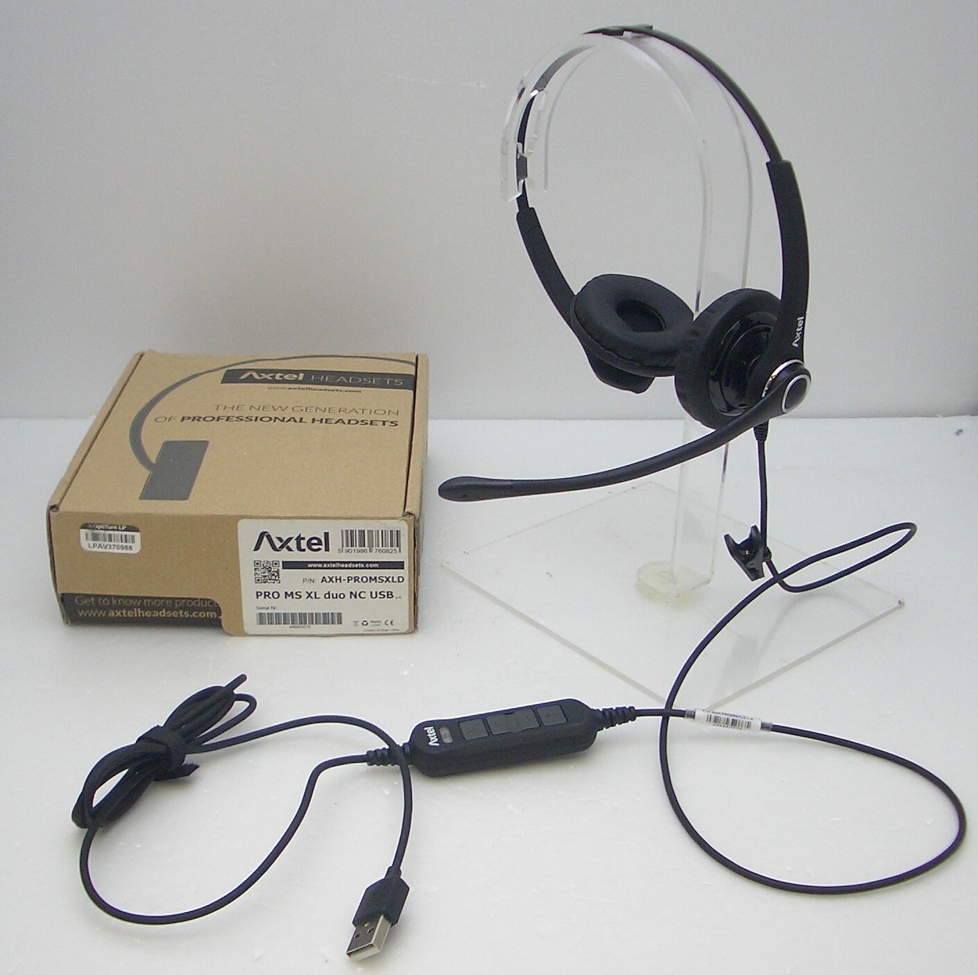 Axtel PRO MS XL Stereo NC USB Computer Corded Headset (AXH-PROMSXLD ...