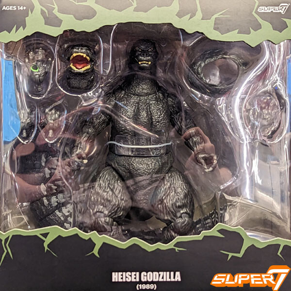 Super 7 Ultimates Godzilla vs Biollante - Godzilla Action Figure New In ...