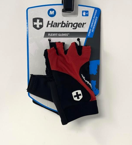 HARBINGER ' FLEXFIT GLOVES ' RED/BLACK ' MEDIUM ' 2 GLOVES | eBay