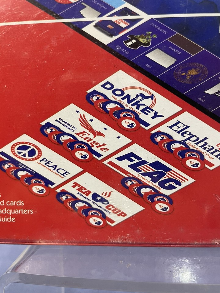 Monopoly House Divided - Hasbro Trump Harris Republican Democrat Board ...