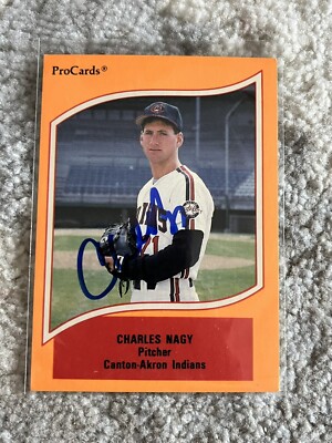 Charles Nagy Autographed 1990 Procards A and AA #9 | eBay