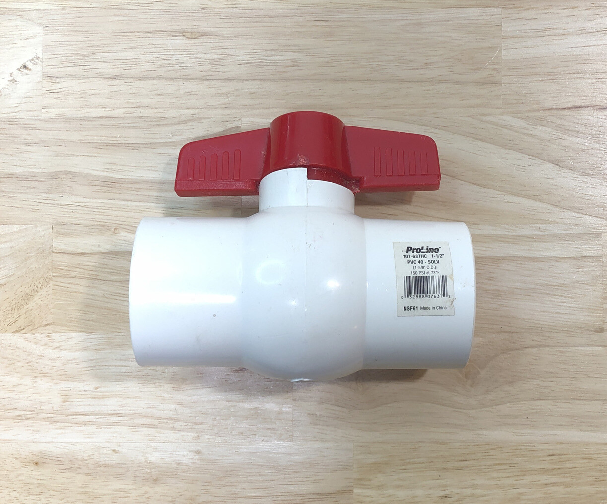 New ProLine 107-637HC 1-1/2" PVC Compact Ball Valve PVC 40 | eBay