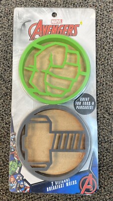 Marvel Avengers 2 Silicone Pancake and Egg Breakfast Molds (New) | eBay