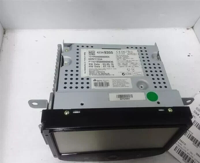 2015-2016 Chevrolet Trax Radio Receiver Touch Screen opt UF7 With ...