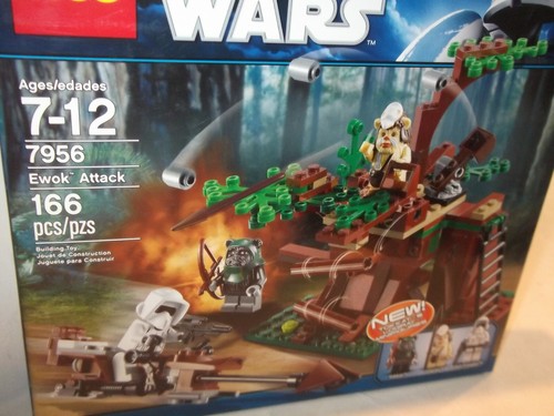 LEGO (7956) STAR WARS EWOK ATTACK New Sealed 166 pcs figure SEALED ...