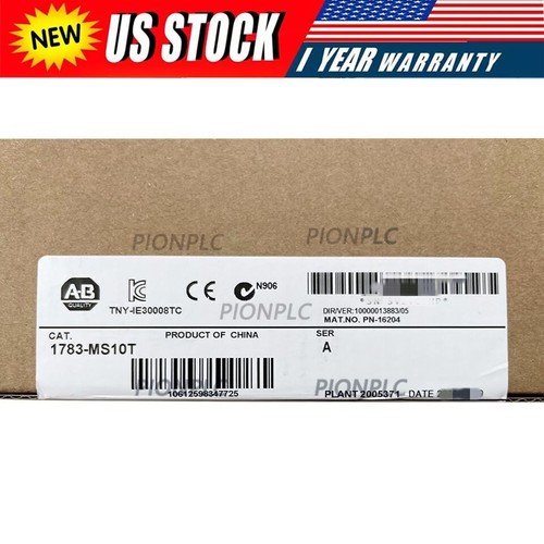 1783-MS10T New Allen-Bradley Stratix 8000 Ethernet 10 port Switch ...