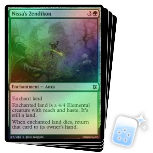 FOIL NISSA'S ZENDIKON X4 Zendikar Rising ZNR Magic MTG MINT CARD | eBay