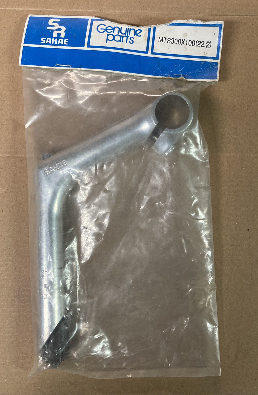 Sakae Stem White 1 inch, 100 mm Rise MTS-300 Vintage MTB 80s SR Cable ...