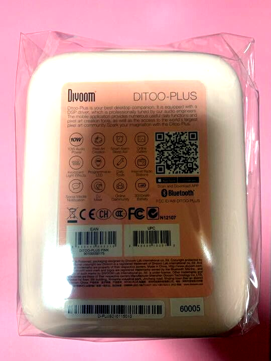 Divoom Ditoo PRO Retro Pixel art Bluetooth Portable Speaker Alarm Clock ...