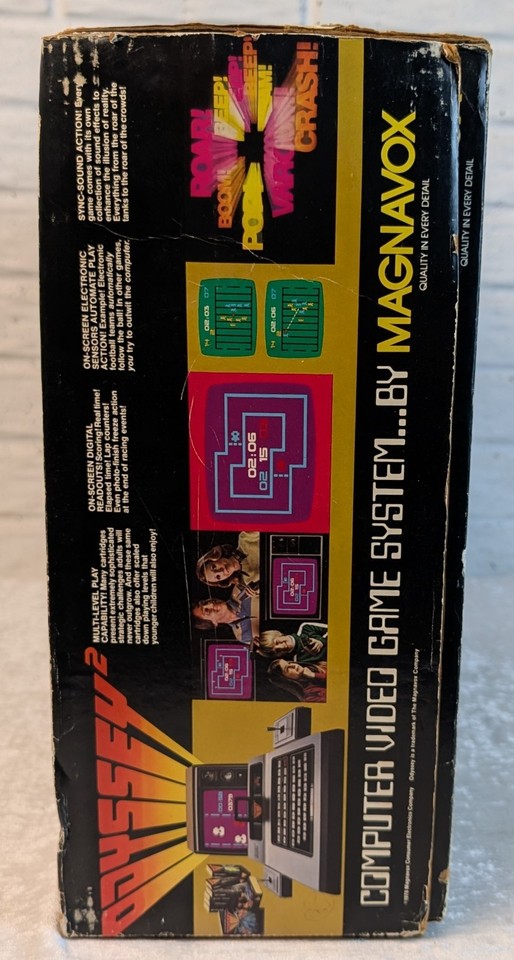 Magnavox Odyssey 2 Console Boxed w Controllers Manuals + 2 Games ...