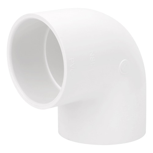 3 Inch 90 Degree Right Angle PVC Pipe Elbow - SCH40 (Socket x Socket) 3 ...