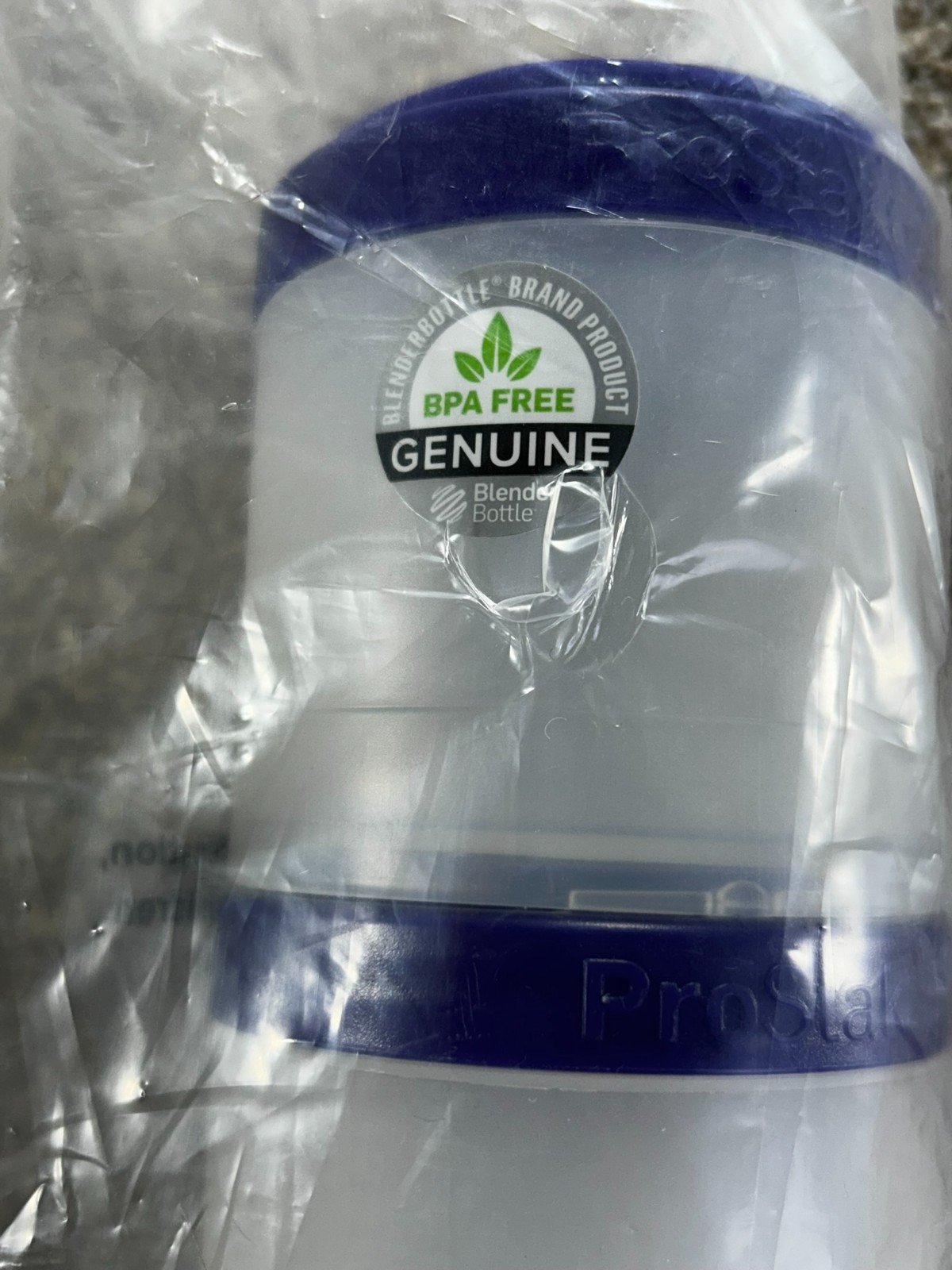 Lot Of 2 Blender Bottle ProStak Protein Storage Containers Clear Purple ...