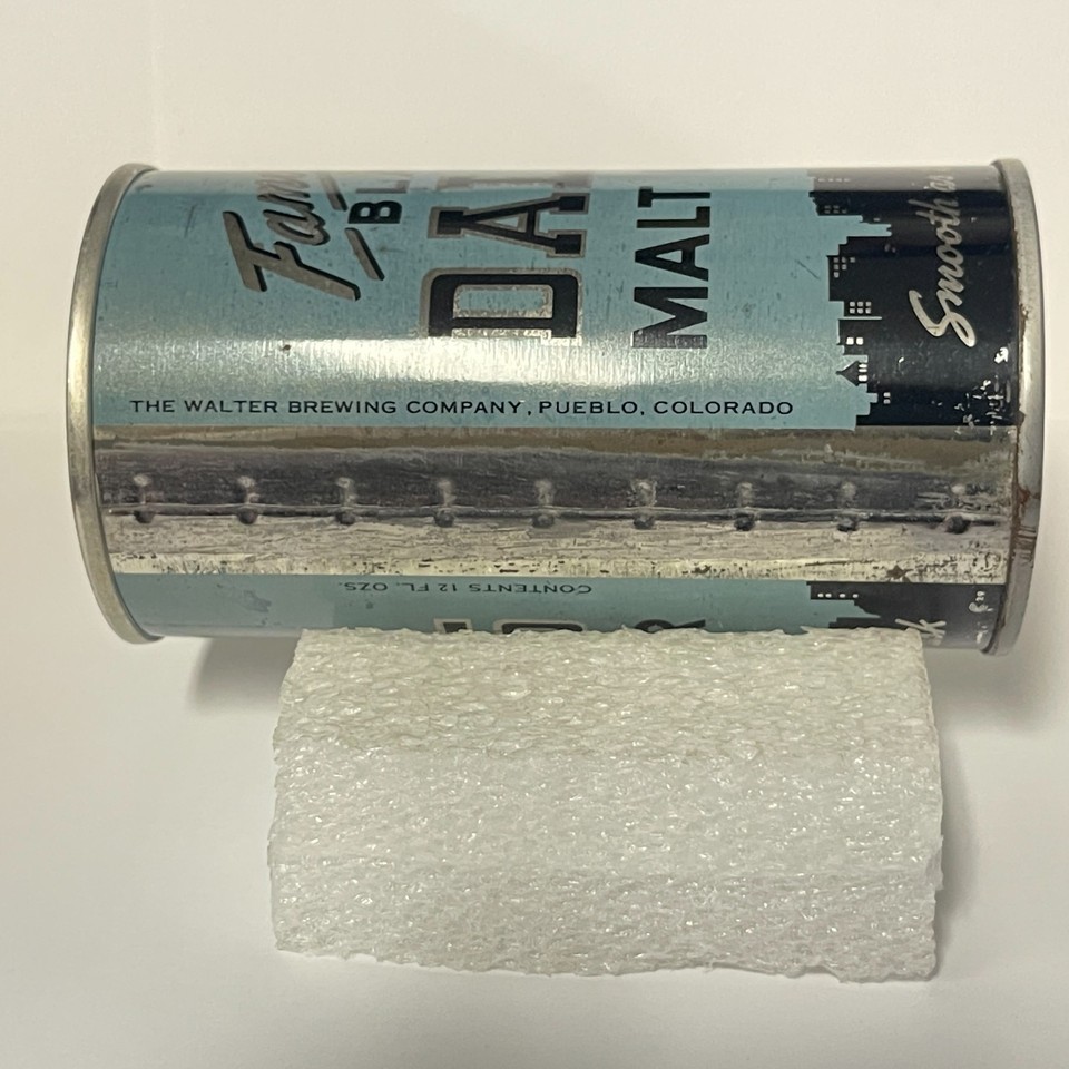 BLACK DALLAS MALT LIQUOR Pull Top beer can TAB INTACT WALTER Brewing ...