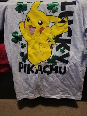 Lucky Pikachu Kids Shitt | eBay