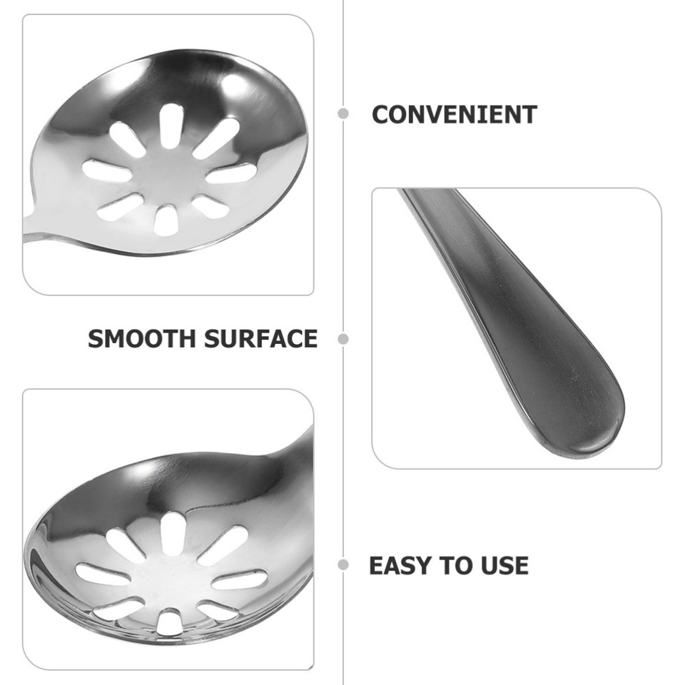 Perforated Spoon Kitchen Stainless Steel Slotted Spoon Household Serving Spoon | eBay UK