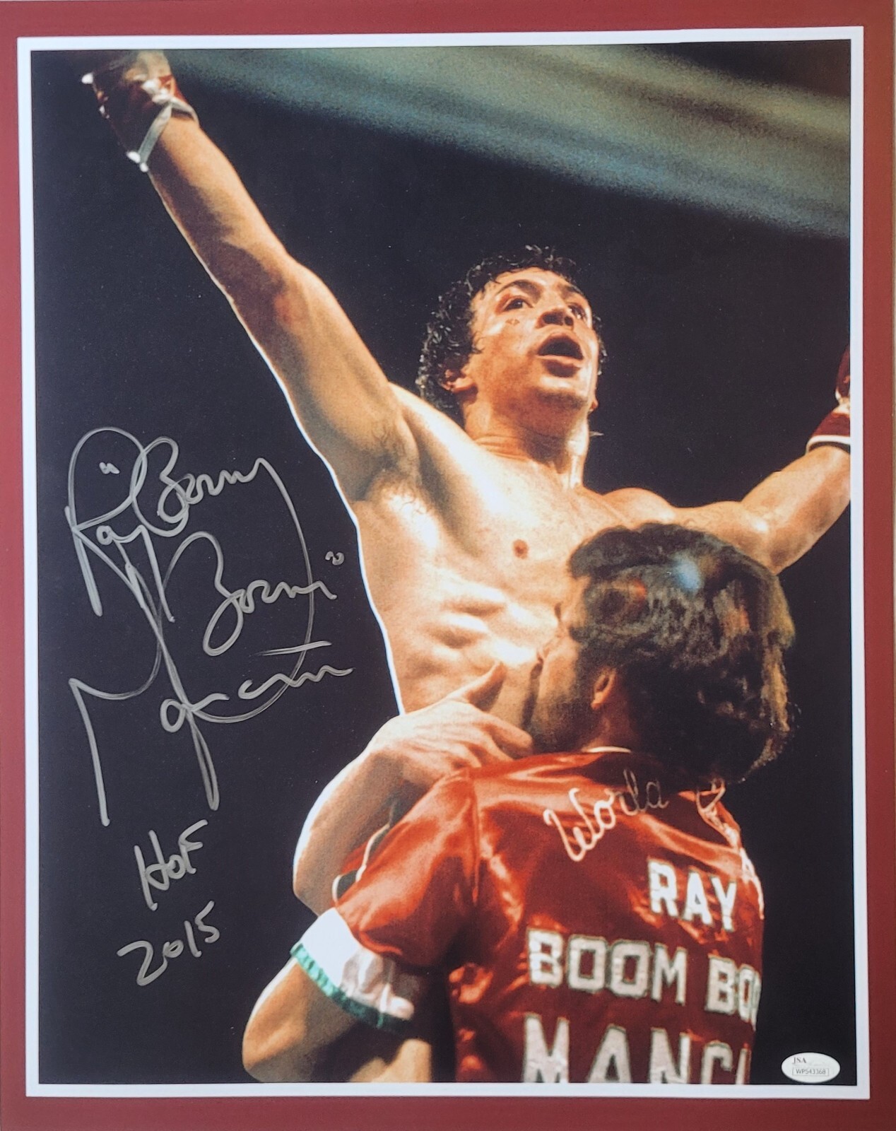 Signed 16X20 RAY "BOOM BOOM" MANCINI Boxing Photo w/JSA COA | eBay