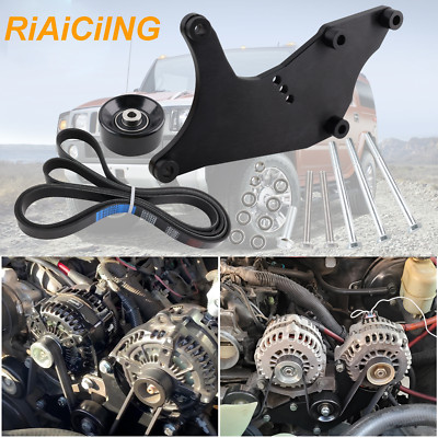 Dual Alternator Bracket For Chevy Vortec Engine 1999-2013 4.8L 5.3L 6 ...