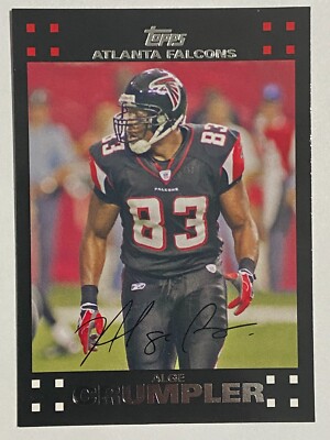 2007 Topps #195 Alge Crumpler Atlanta Falcons | eBay