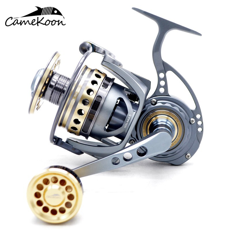 CAMEKOON Saltwater Jigging Large Spinning Reel for Tuna Bluefish Marlin ...