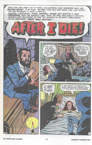 House of Secrets Comic 92 DC Silver Age Classics Reprint 1992 Dick ...