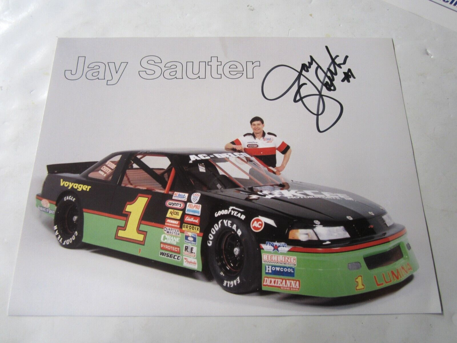 ASA 1993 Autographed Jay Sauter #1 K-Cee Motorsports Chevy Lumina ...