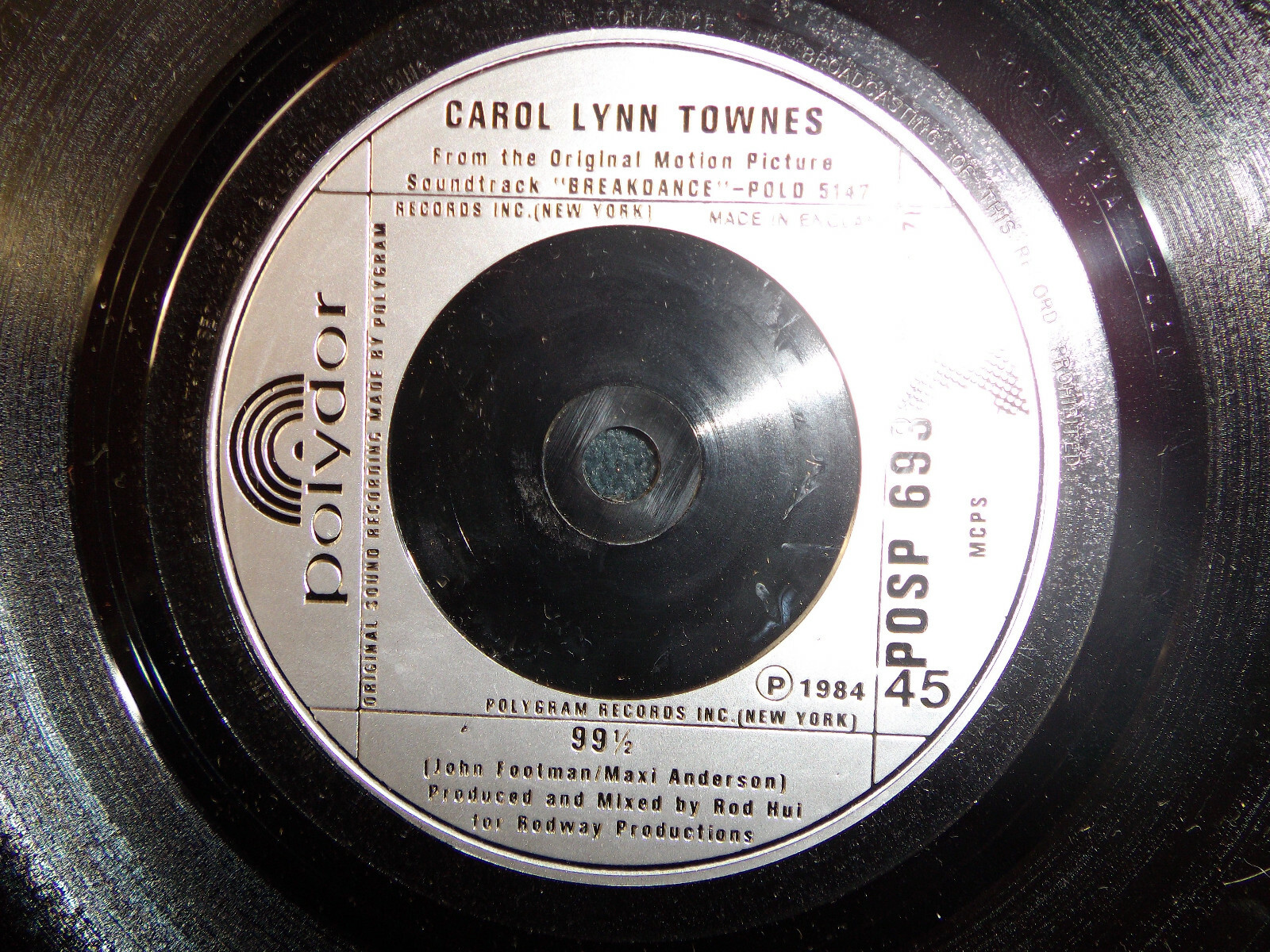 Carol Lynn Townes - 99 1/2 / Chris Taylor & David Storrs - Reckless ...