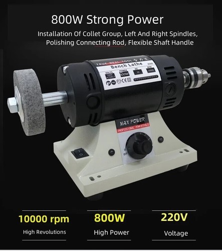 220V 800WHigh-Power Bench Grinder Electric Eoodworking Carving ...