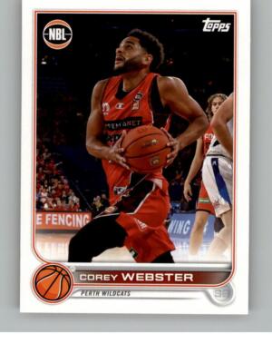 2022-23 Topps NBL Corey Webster #69 Perth Wildcats | eBay