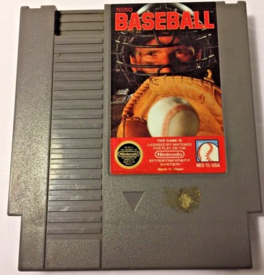Nintendo NES Tecmo Baseball Video Game | eBay