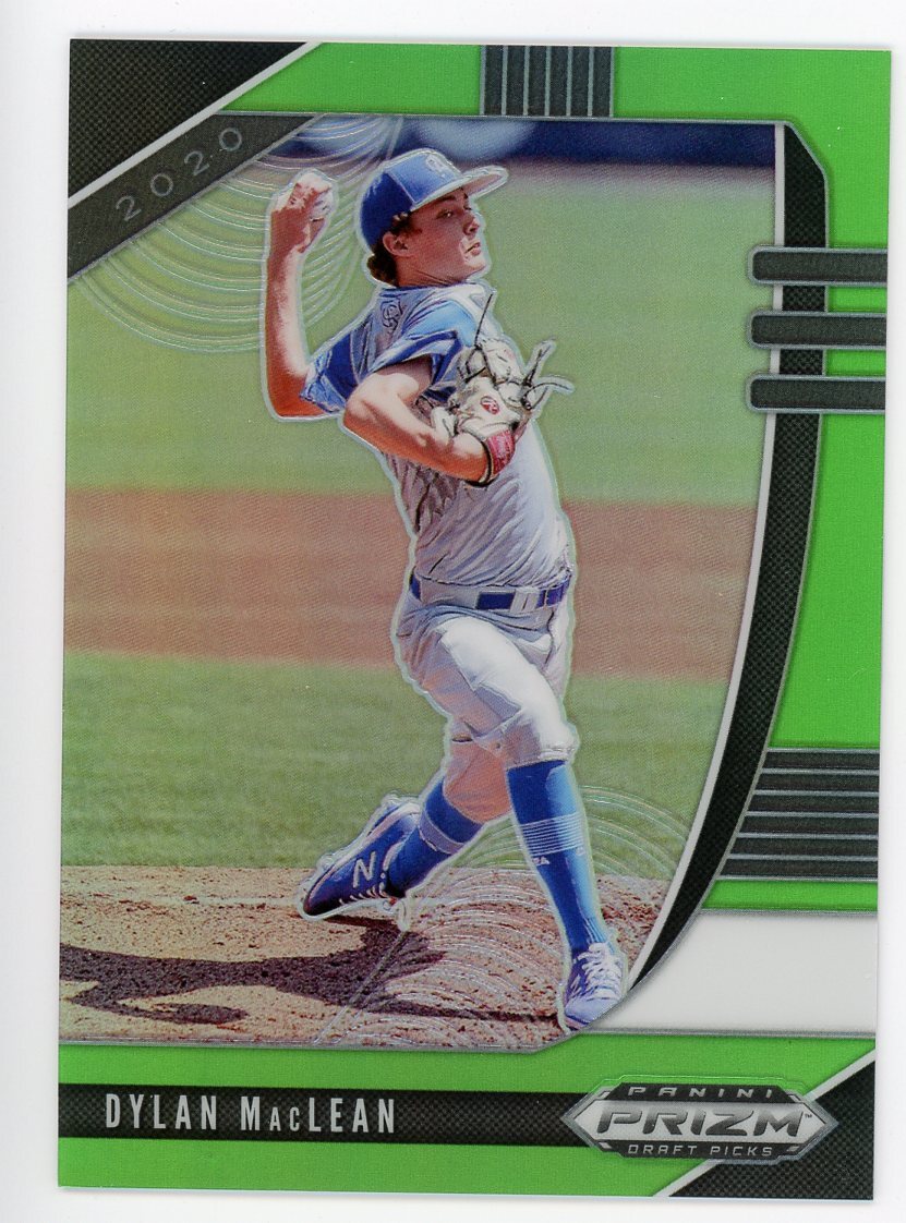 Dylan MacLean 2020 Panini Prizm Draft Picks Lime Green Prizm Parallel #14/75 | eBay