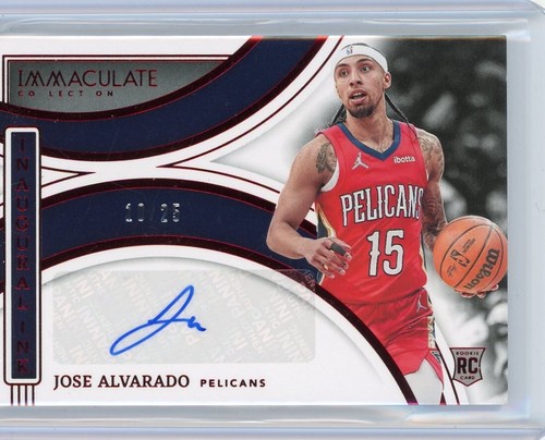 2021-22 Panini Immaculate Inaugural Ink Rookie Auto Ruby Jose Alvarado ...