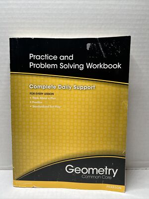 HIGH SCHOOL MATH COMMON-CORE GEOMETRY PRACTICE/PROBLEM SOLVING WORKBOOK ...