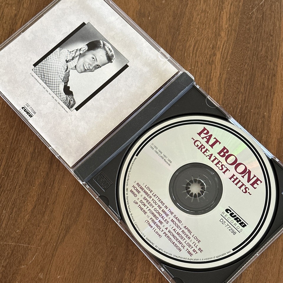 Greatest Hits by Pat Boone (CD, 1990, Curb) 715187729827| eBay