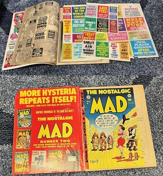 Mad Magazine Collection / 170 magazines 1950s-1980s vintage collector ...