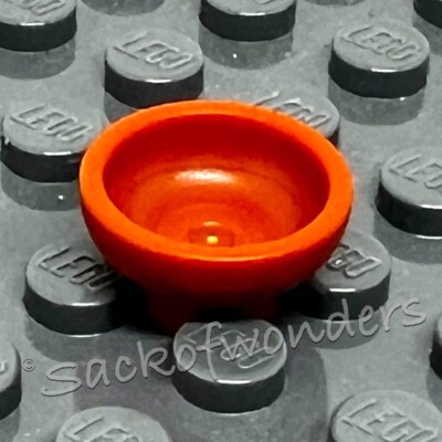 NEW LEGO Clay Brown Ceramic Bowl Part for Minifigure Minifig, Food Farm ...