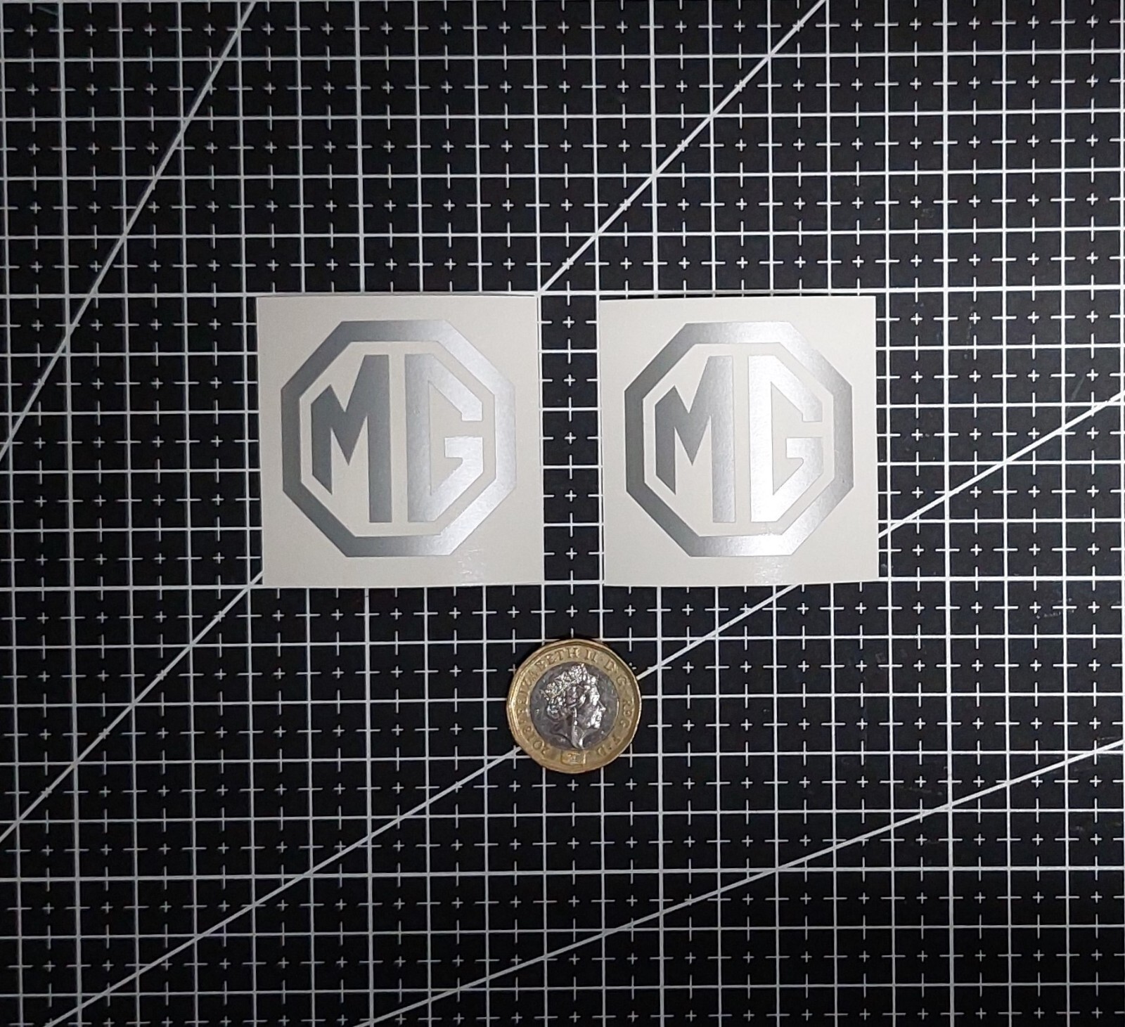 MG LOGO - Car Decal Vinyl Sticker 2 x SMALL SIZE 40X 40 mm MULTIPLE ...