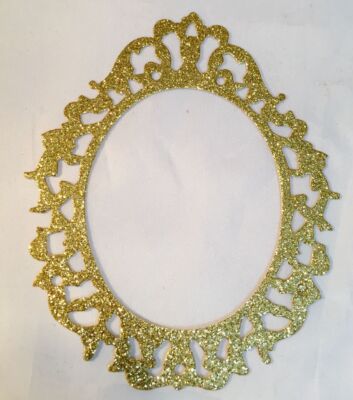 Tim Holtz Die Cuts * Oval Ornate Frame * Set of Six * Gold or Silver ...
