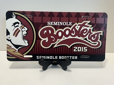 2015 Florida State Seminoles FSU Booster Tag License Plate 🍢 | eBay