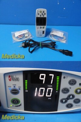 Masimo Rad 87 Masimo Set Rainbow Patient Monitor W/ SpO2 Adapter ...
