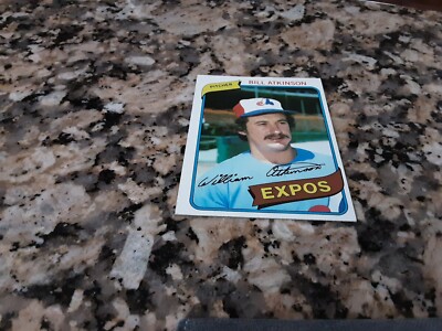 1980 Topps Baseball Card #415 Bill Atkinson | eBay