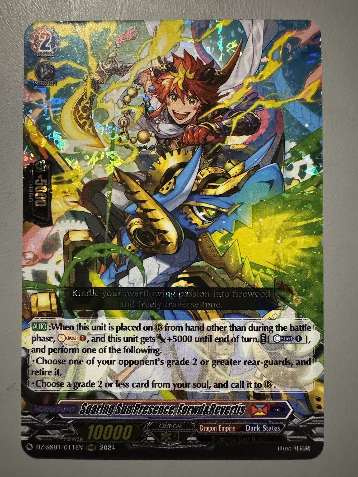 CARDFIGHT VANGUARD SOARING SUN PRESENCE FORWD&REVERTIS DZ-SS01/011EN ...