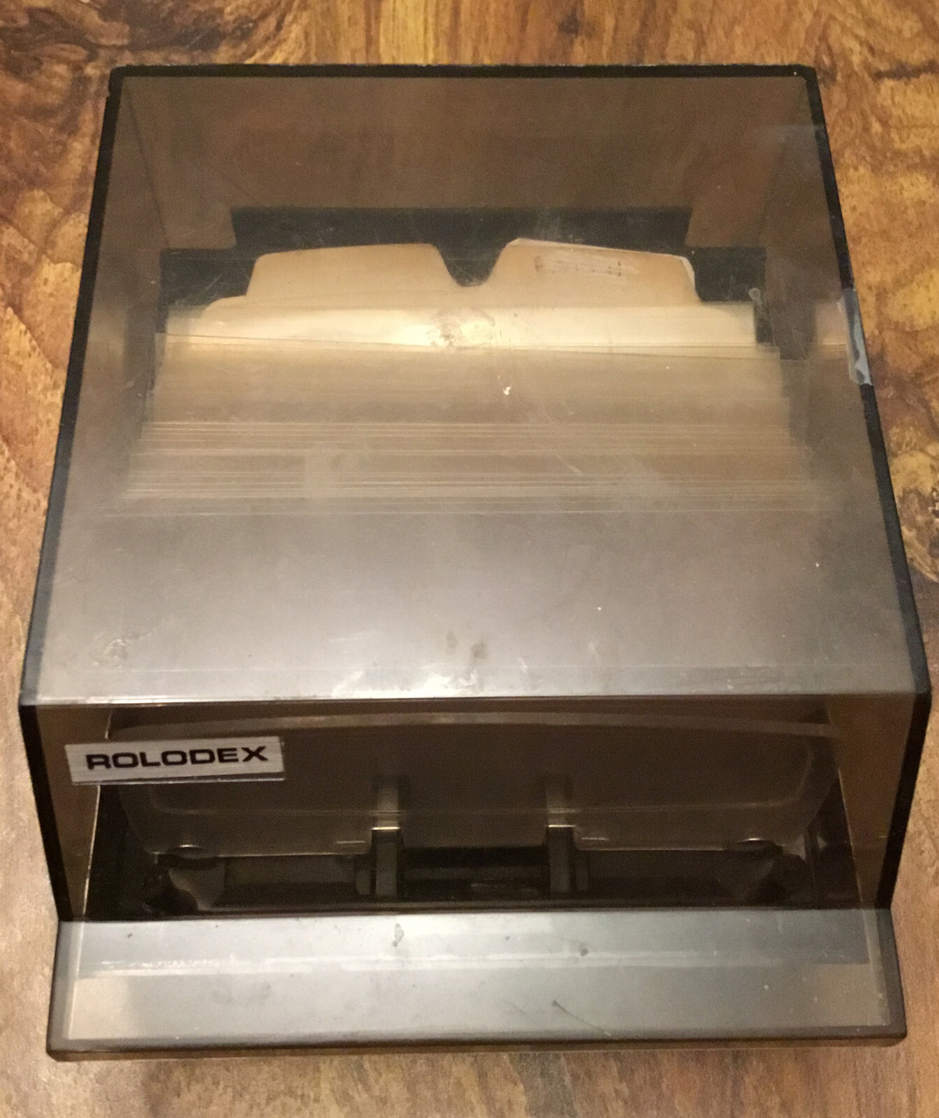 Rolodex 250 Card Address Telephone File S-310C Black Organizer Compact ...