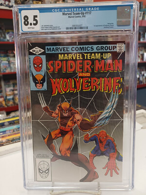 MARVEL TEAM-UP #117 (Marvel Comics, 1982) CGC 8.5 ~ White Pages | eBay