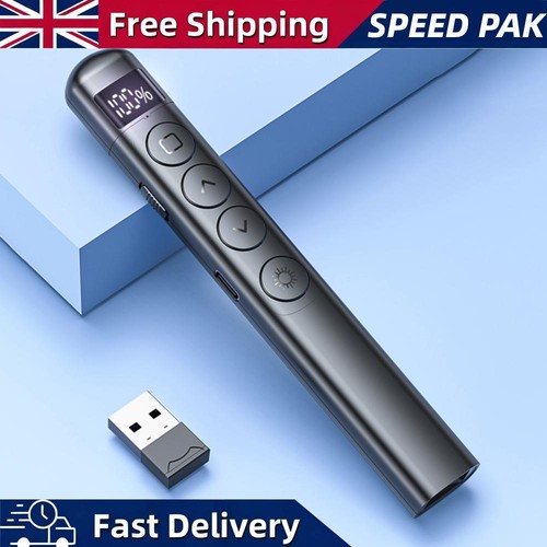 2.4GHz Powerpoint Pen Type-C Rechagable Wireless Presentation Clicker ...