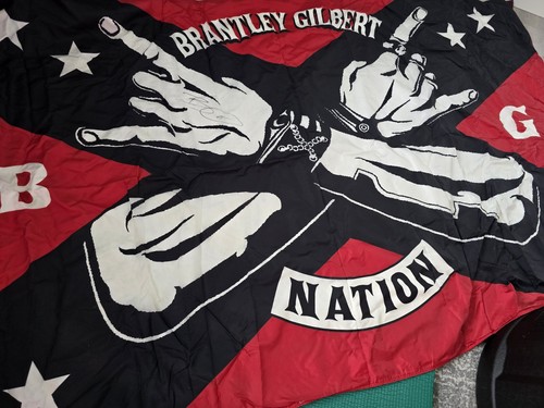 Brantley Gilbert Stone Cold Country Signed Flag | eBay