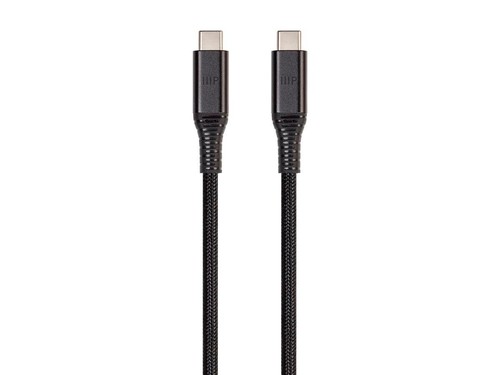 Monoprice USB 3.2 Gen 2 Type-C Data and Power Braided Cable - 1m ...